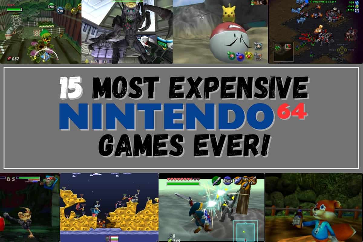 15 Most Expensive Nintendo 64 Games Ever! Do You Have Any?